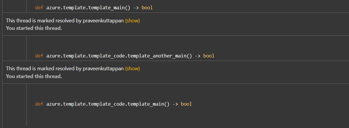 Apiview Feature Request To Remove The Line About Resolved Comment · Issue 6539 · Azure Azure
