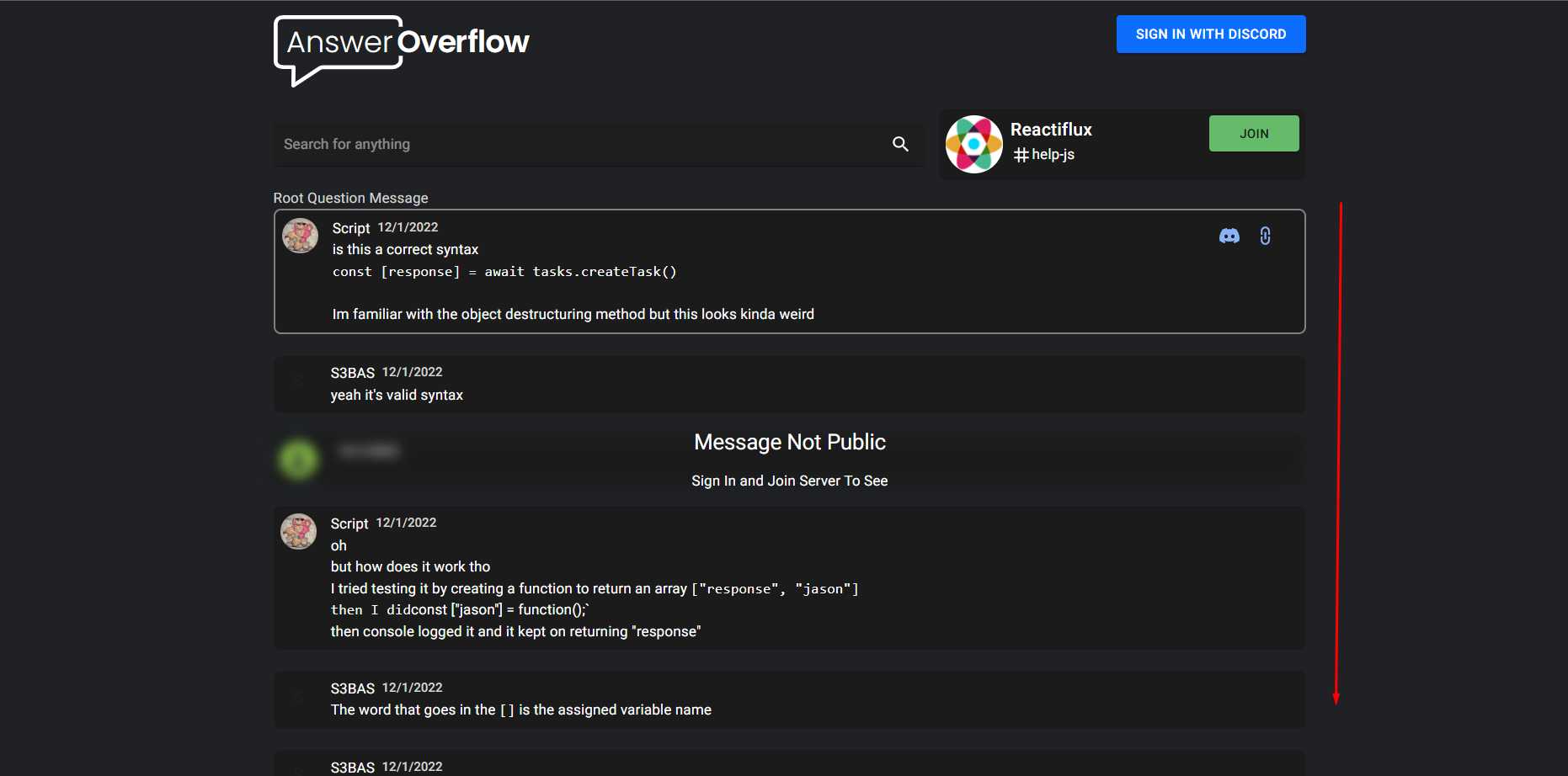 [Web]: User needs to scroll down in order to see message marked as correct answer. · Issue #258 ...