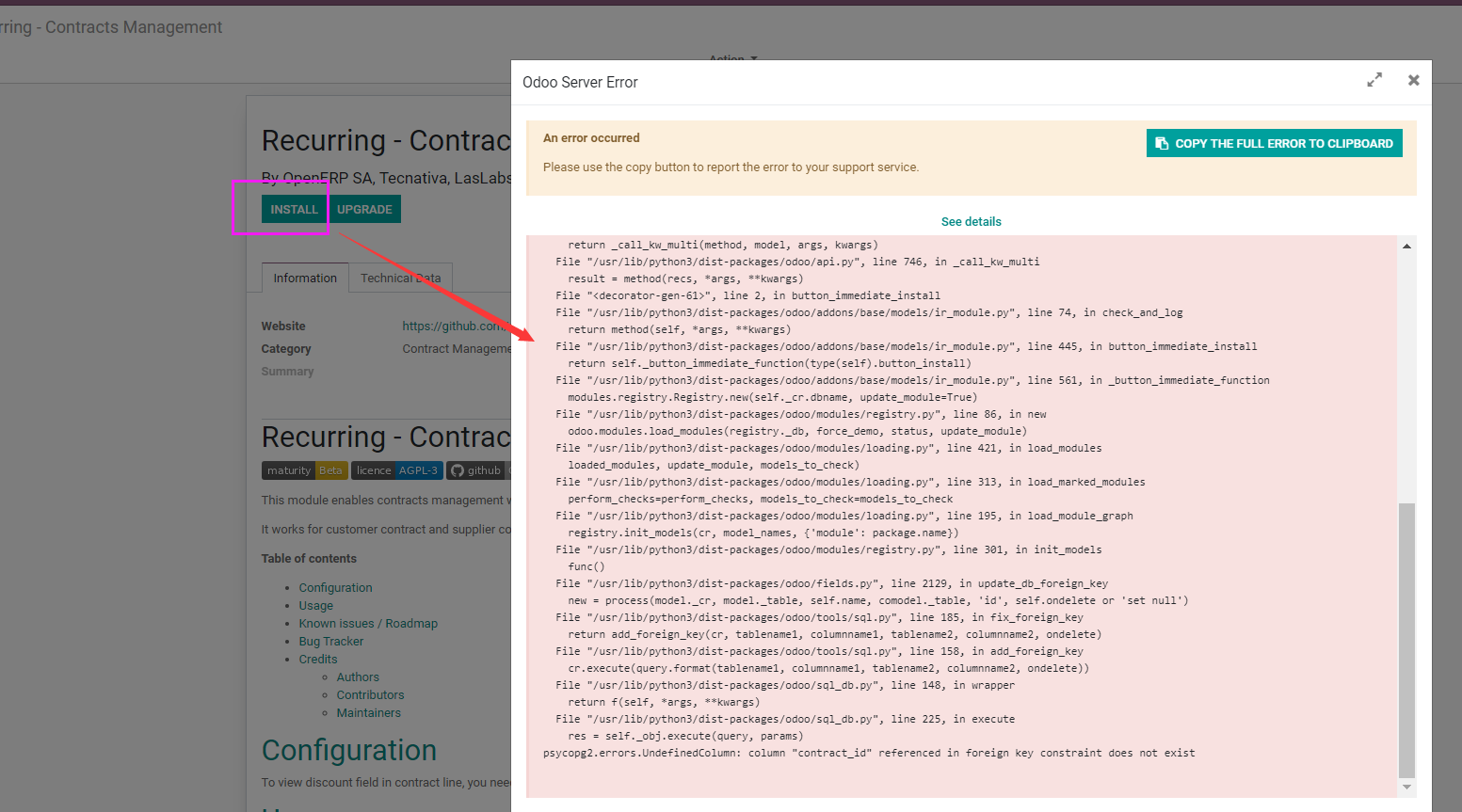 column "contract_id" referenced in foreign key constraint does not exist · Issue #478 · OCA ...
