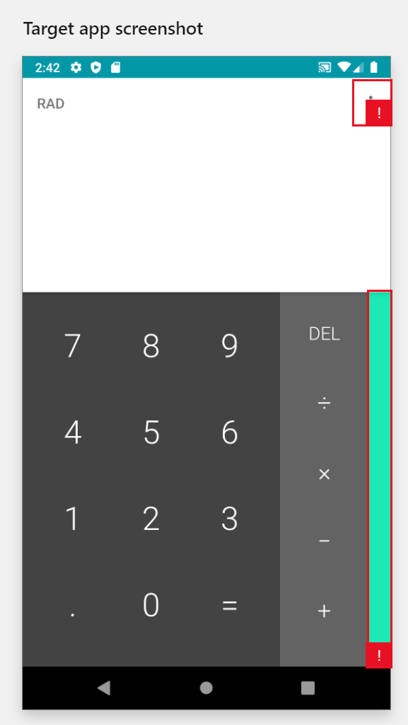 AI Android failure highlight color changes in high contrast mode ...