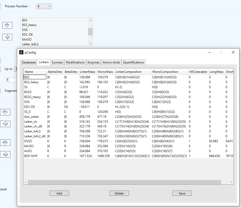 Cleavable crosslinkers do not appear in selection menu · Issue #98 · pFindStudio/pLink2 · GitHub