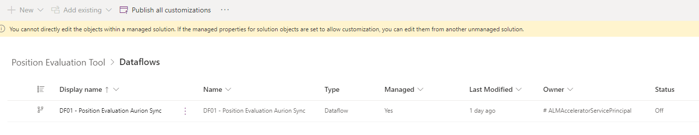 Alm Accelerator Bug Migration Of Dataflows In Managed Solutions