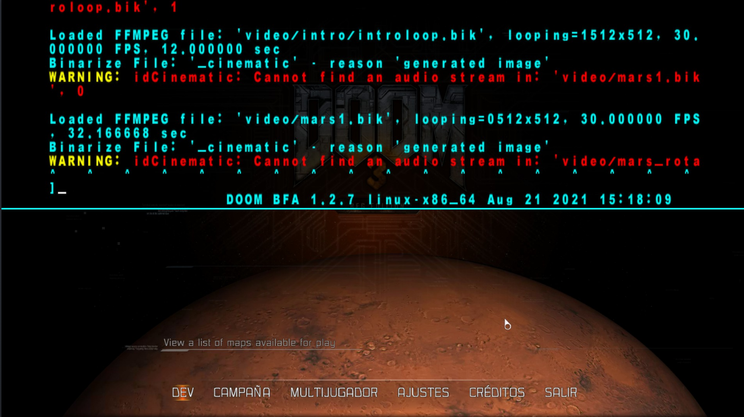 Weird string issue when playing DOOM 3 BFG using Classic RBDOOM-3-BFG (DOOM BFA) · Issue #407 ...