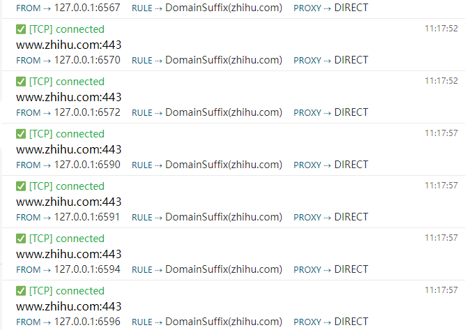 clash_for_windows_pkg [Bug]: 开启clash，一些网站（例如:bing.com、zhihu.com）显示无法访问，但是LOG中显示connected。而关闭 ...