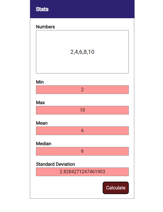 GitHub - rahulpariharcoder/Statistical-Calculator: An user website ...