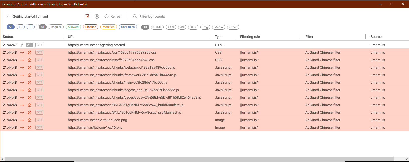 Website is broken on Firefox · Issue #1968 · umami-software/umami · GitHub