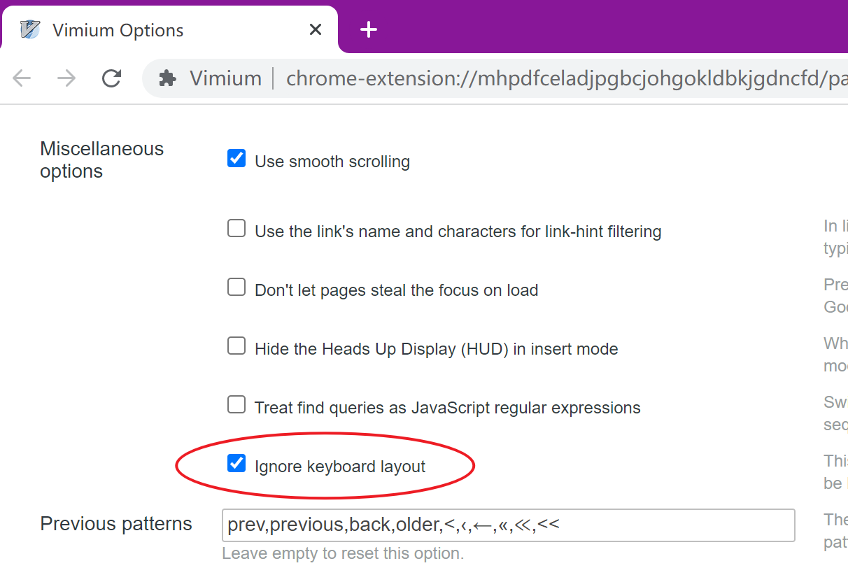 Non-english keys don't work on v1.99.0 · Issue #700 · gdh1995/vimium-c · GitHub