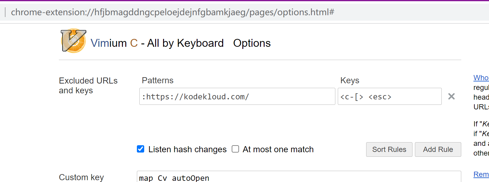 KodeKloud not working with function · Issue #925 · gdh1995/vimium-c · GitHub