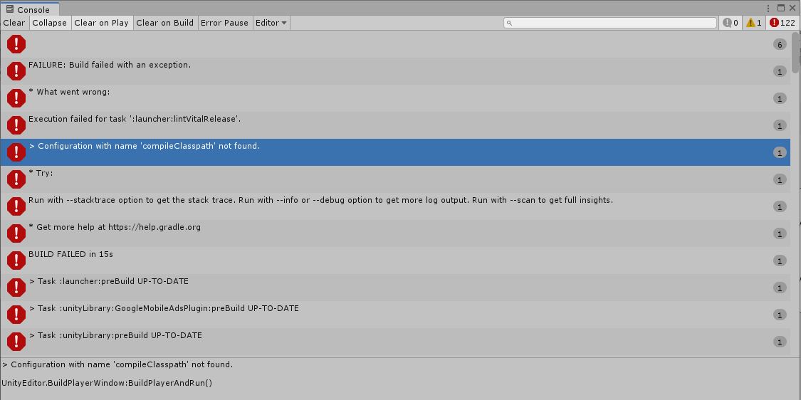 Error when build project (OneSignal + Admob) · Issue #223 · OneSignal/OneSignal-Unity-SDK · GitHub