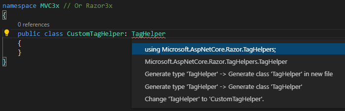 VSCode: No Code actions available after Quick Actions(Ctrl + .) · Issue #2102 · OmniSharp ...