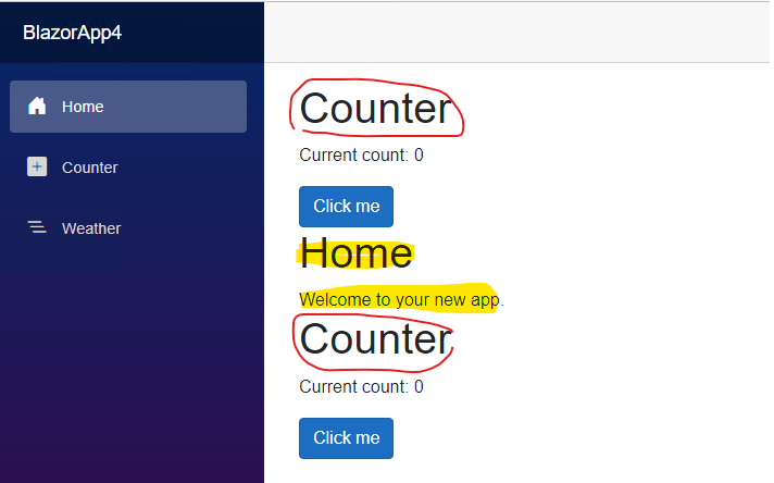 Component Rendering Positioning Problem In The New Blazor Web Application Template · Issue