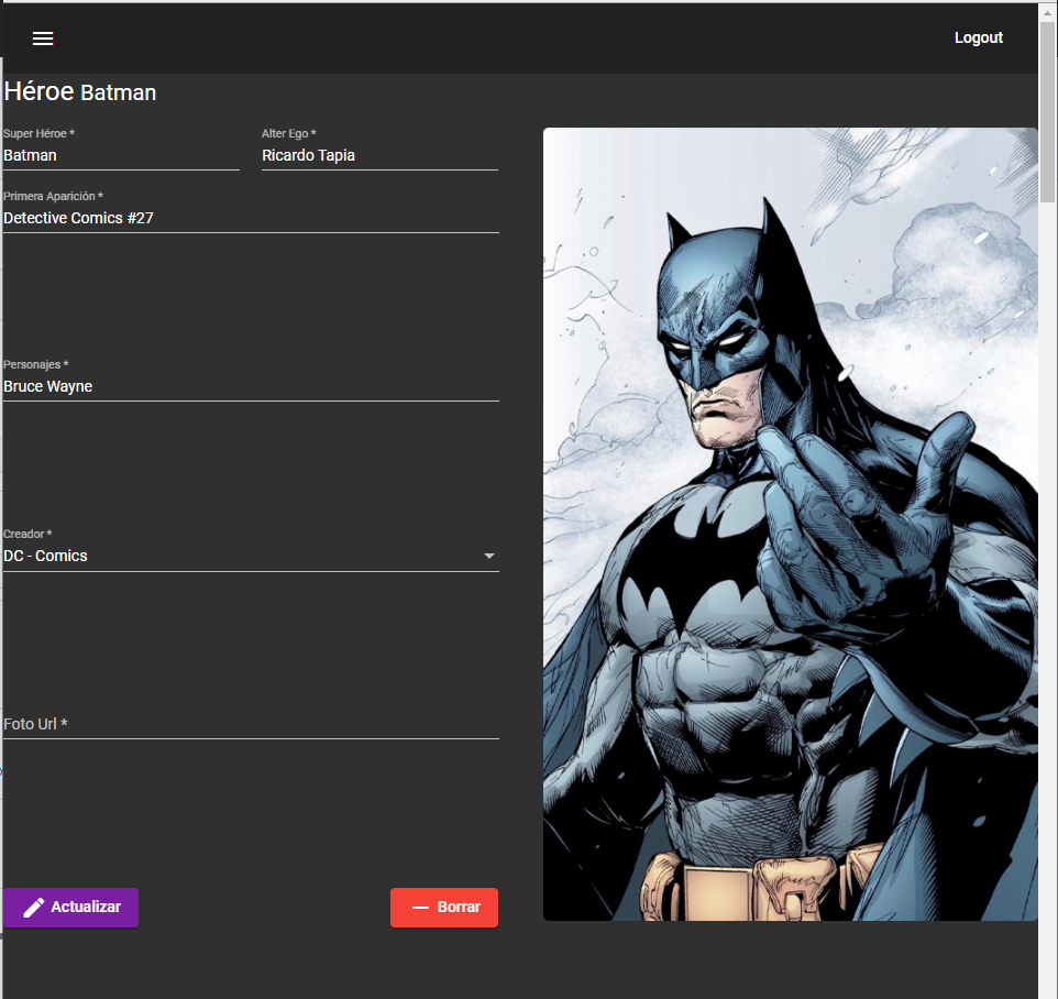 Github Abel754angular Crud Heroes Aplicación De Angular Utilitzando Lazyload Angular