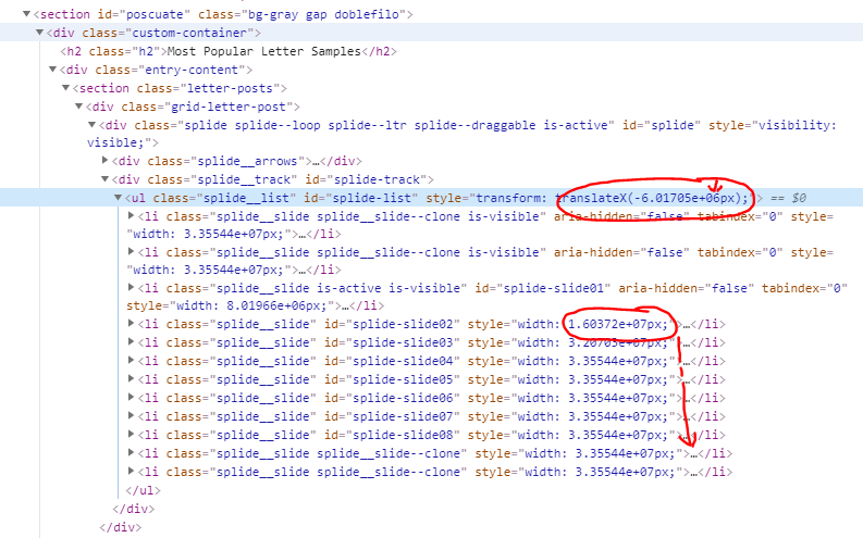 Bad transform value is rendering · Issue #65 · Splidejs/splide · GitHub
