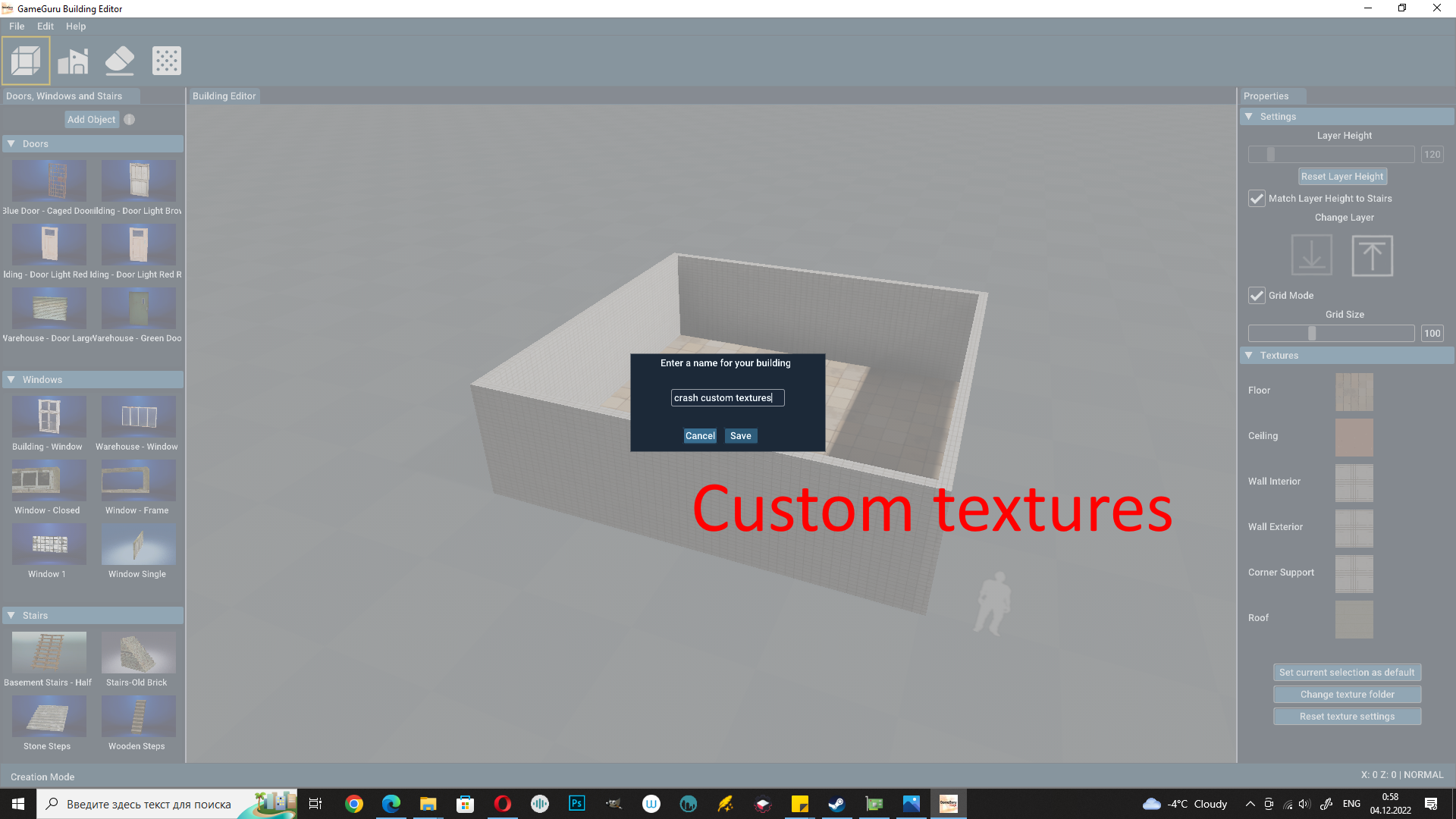 Building Editor - CRASH, if I use custom textures\3D-models and try to ...