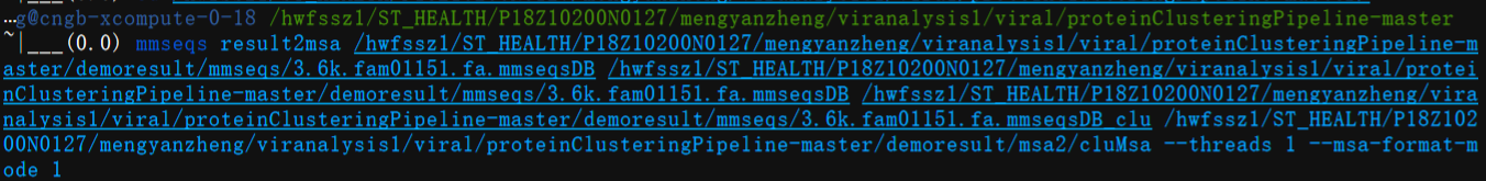 result2msa do not output msafile · Issue #508 · soedinglab/MMseqs2 · GitHub