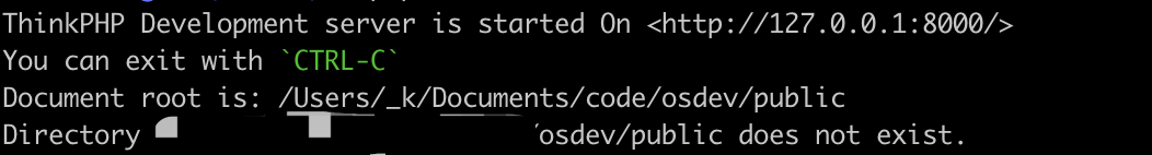 tp5.1修改入口文件位置后，内置服务器启动不了 · Issue #2127 · top-think/framework · GitHub