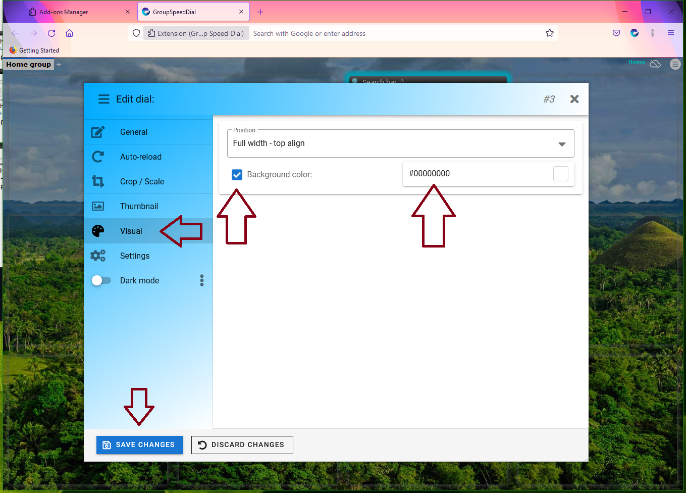 Center Dials Top to Bottom on Page and Search Bar · Issue #85 · fastaddons/GroupSpeedDial · GitHub