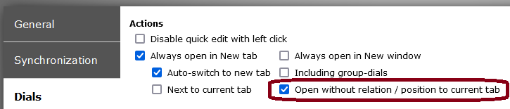 "Always open in new tab" behavior changed · Issue #104 · fastaddons/GroupSpeedDial · GitHub