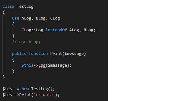 Trait error: Undefined method · Issue #1368 · bmewburn/vscode-intelephense · GitHub