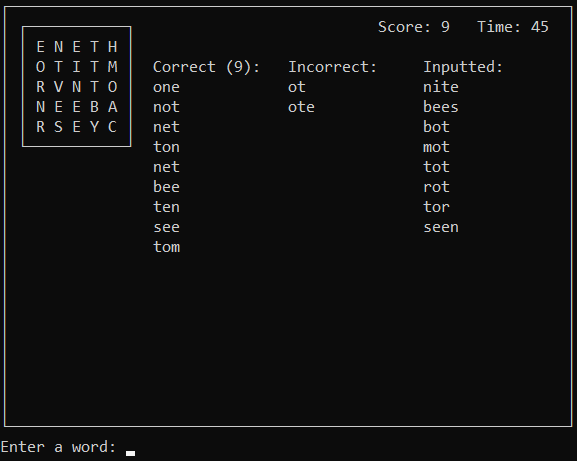 GitHub - drew654/Boggle