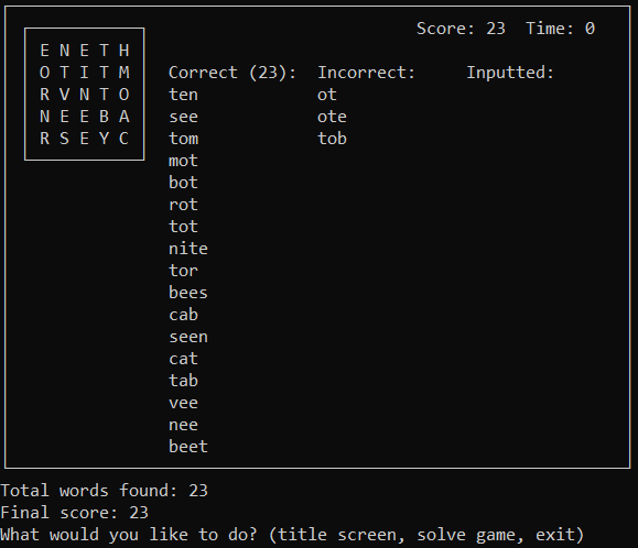 GitHub - drew654/Boggle