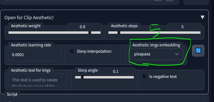 can you help me how to use aesthetic? · AUTOMATIC1111 stable-diffusion ...