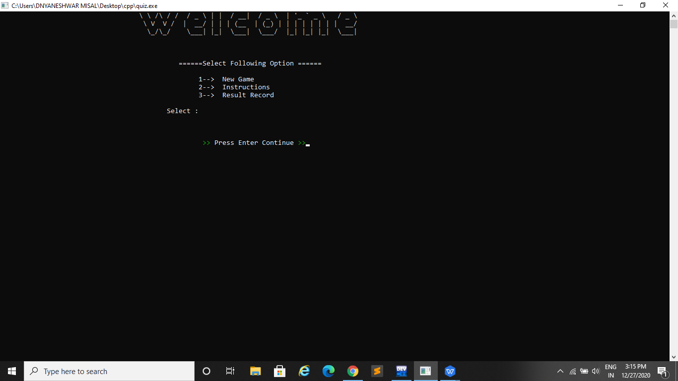 Github Yogi 25quizgame Data Structure Mini Project By Using Stack And Queues Concepts