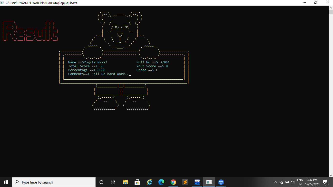 GitHub - yogi-25/Quiz_Game: Data Structure Mini Project By using stack and queues concepts