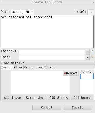No log entry, send e-mail screenshot on first instance · Issue #2345 · ControlSystemStudio/cs ...