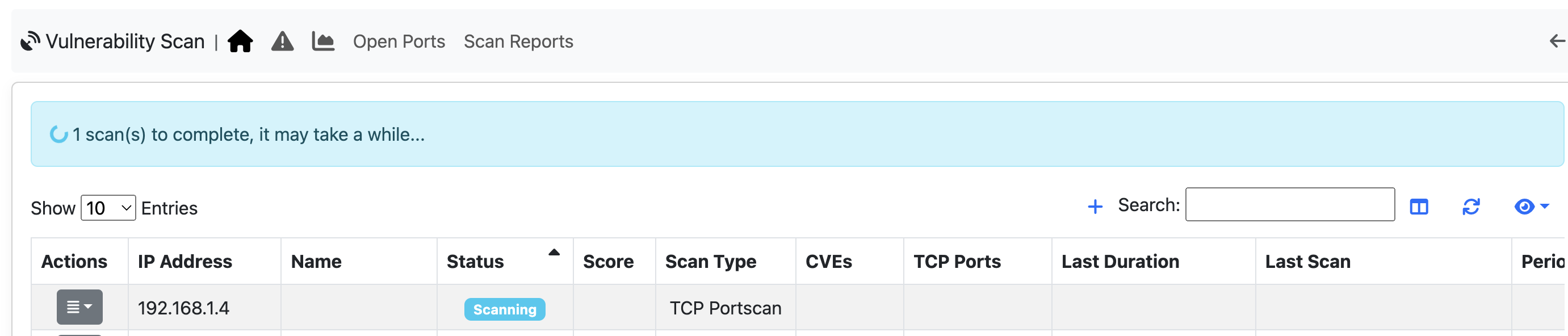 [VS] In the status `Scanning` enable data from the previous scan ...
