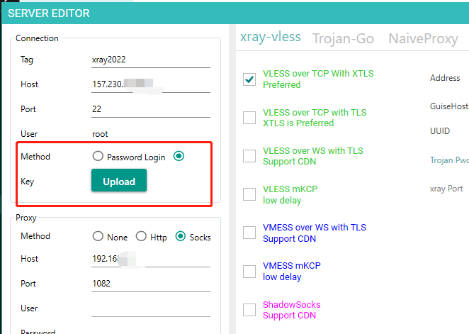 Cannot connect with SSH Key · Issue #222 · proxysu/ProxySU · GitHub