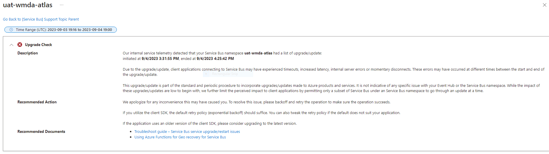 Searches failing with a connection error to Service Bus · Issue #1045 · Anthony-Nolan/Atlas · GitHub