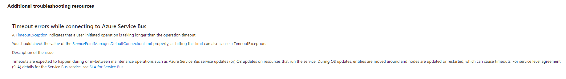 Searches failing with a connection error to Service Bus · Issue #1045 · Anthony-Nolan/Atlas · GitHub