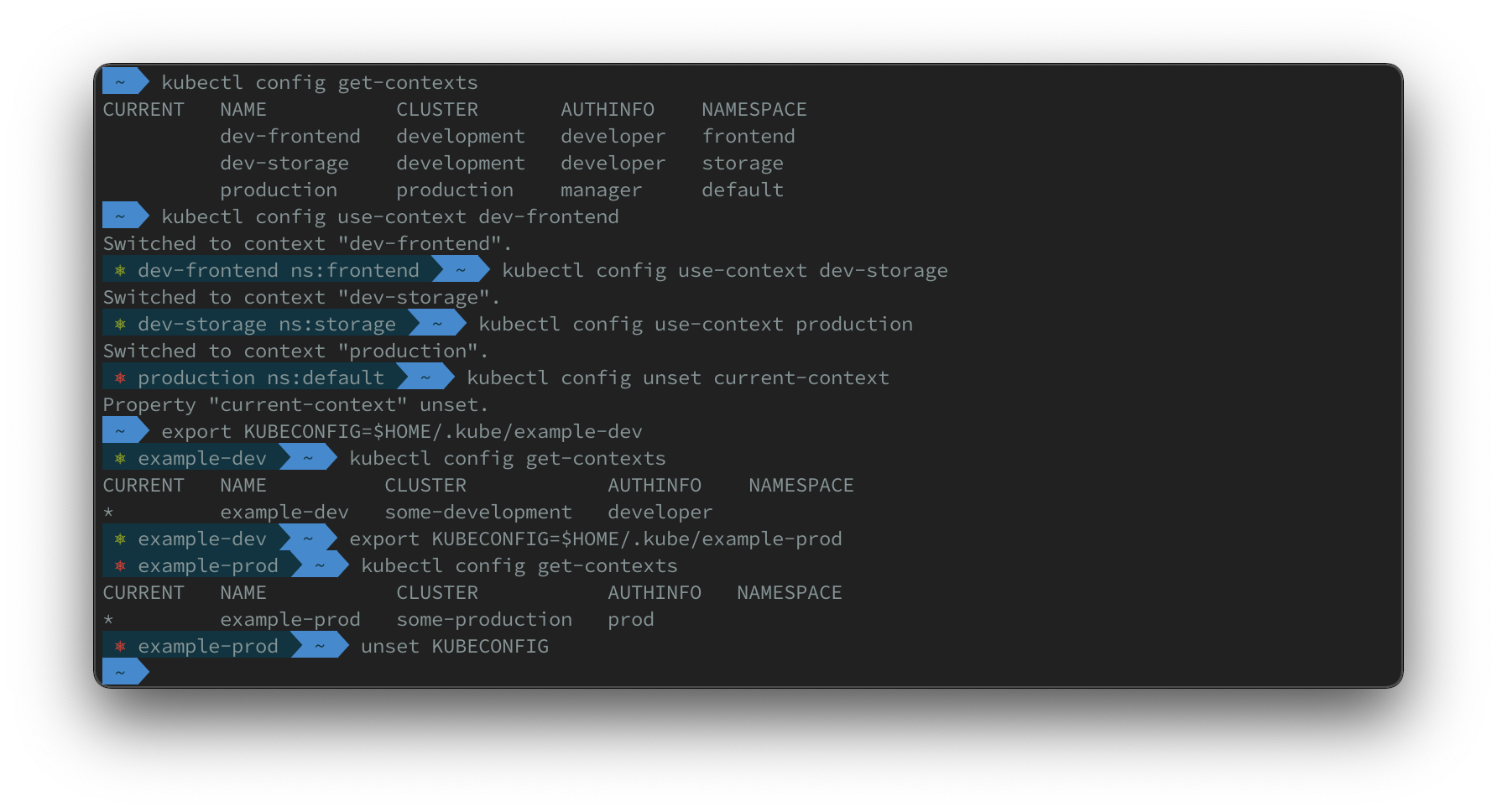 Add KUBERNETES context to prompt for agnoster theme by alchazov · Pull ...