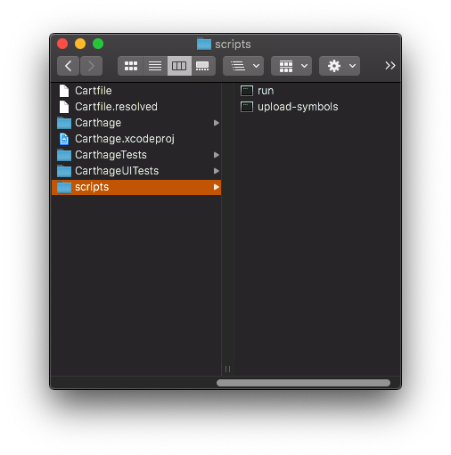 Not found run script in FirebaseCrashlytics via Carthage · Issue #5074 · firebase/firebase-ios ...