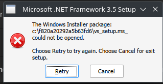 [Bug]: dotnet35 doesn't install (again) · Issue #2771 · bottlesdevs/Bottles · GitHub
