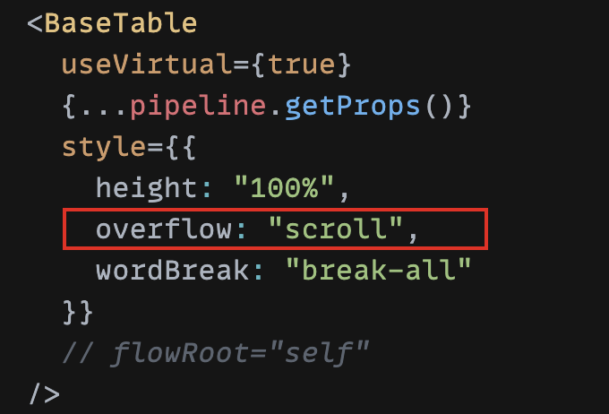 拖动横向滚动条时，table 纵向内容区闪烁 · Issue #133 · alibaba/ali-react-table · GitHub