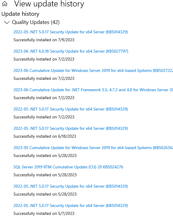 Windows Update Repeatedly Reinstalls Net Version 5017 · Issue 33887 · Dotnetsdk · Github