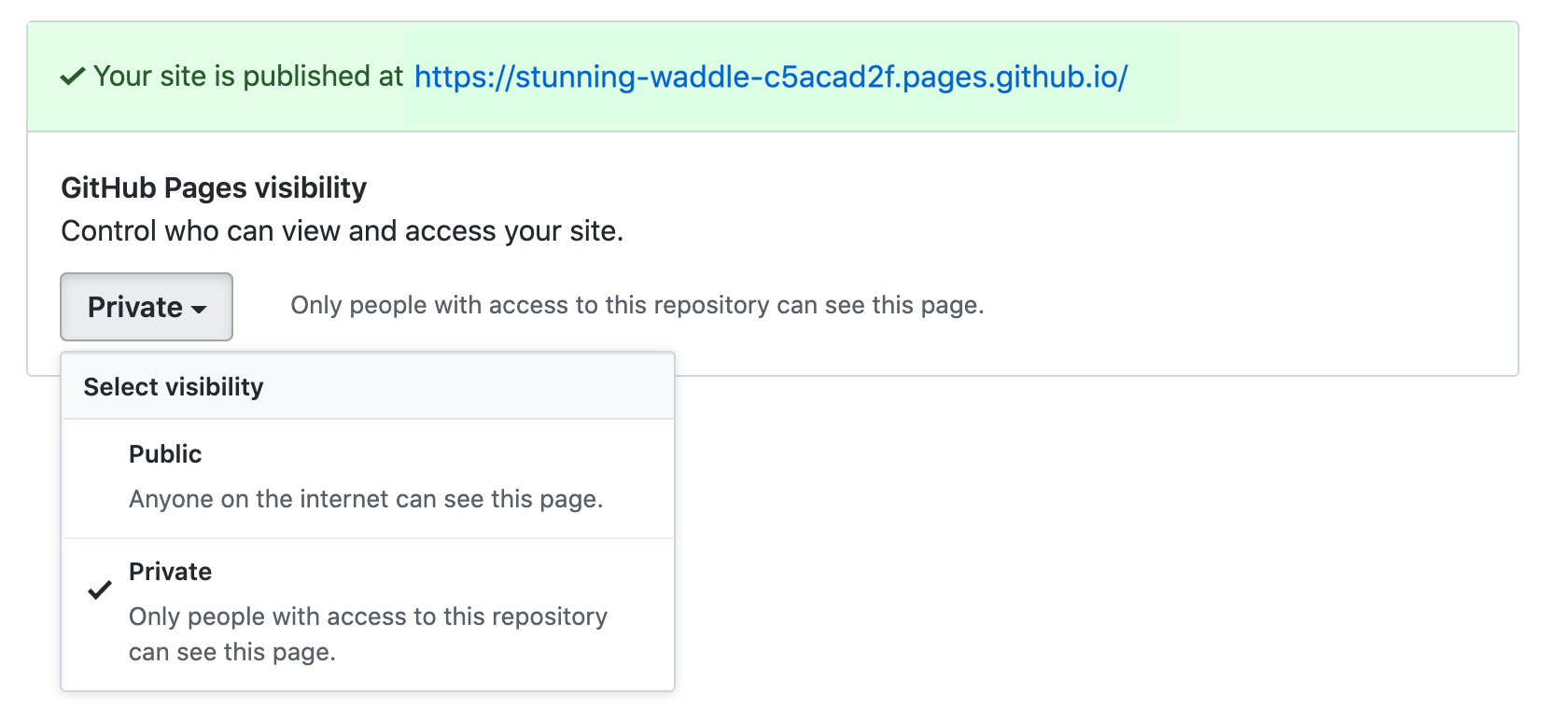 Access Control For Github Pages Github Changelog