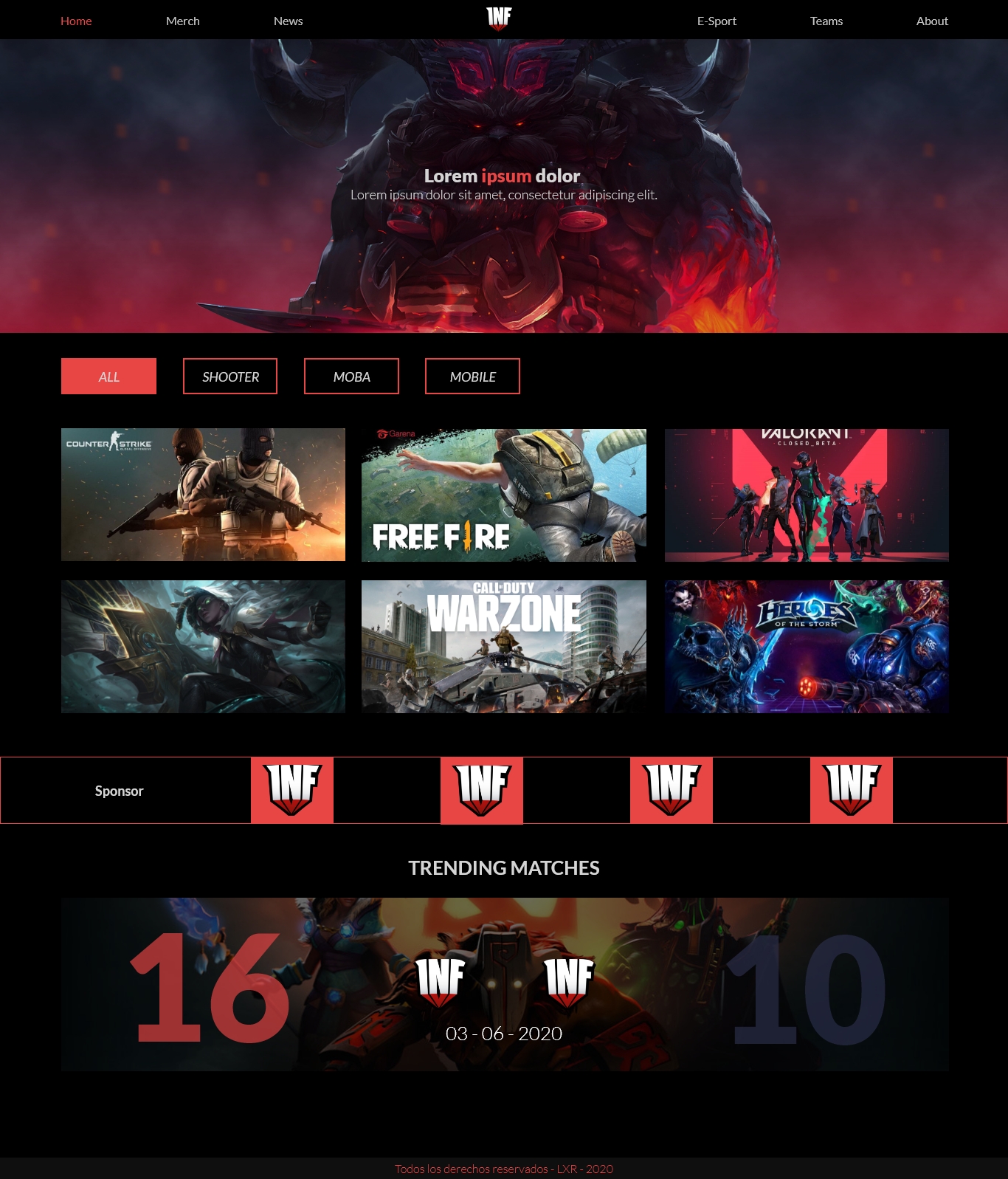 GitHub - AgustinOberg/Practica00-Website-ESport: Website para E-Sport Team