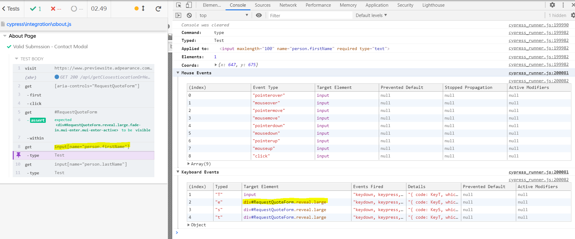 cy.type sometimes fails to type without causing test failure · Issue ...