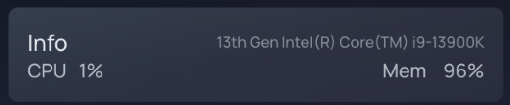 How To Get Glances Info Widget To Show Cpu Identifier Instead Of Swap · Gethomepage Homepage