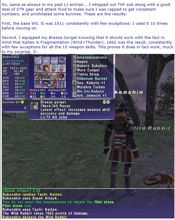 Weapon Skill calculations · Issue #2921 · EdenServer/community · GitHub