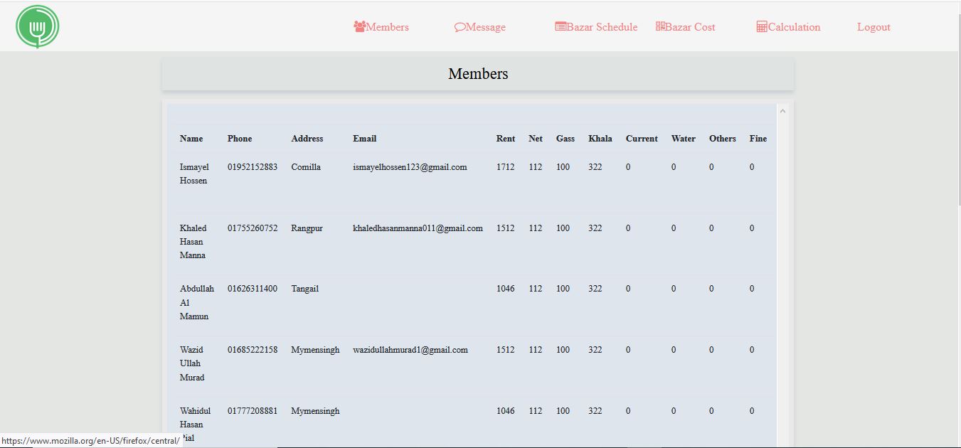 GitHub - IsmayelHossen/Meal-Management: Meal Management project is ...