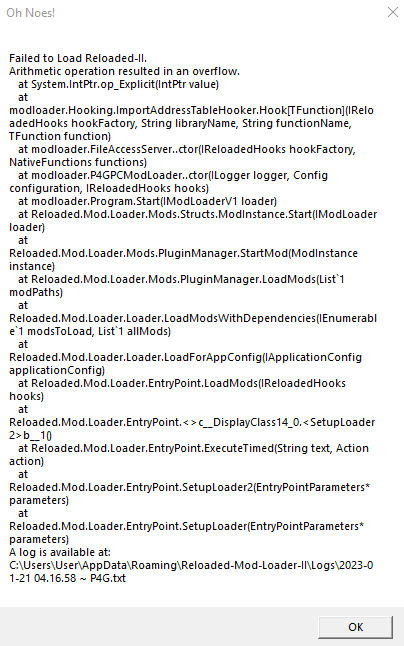Bug: Reloaded Fails to Load when attempting to launch Persona 4 Golden · Issue #182 · Reloaded ...