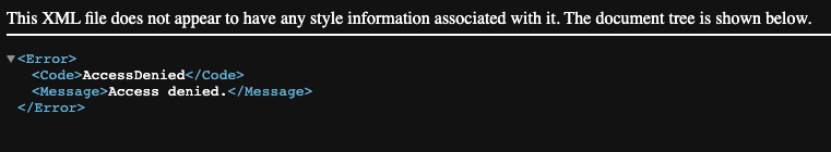 Example generating signed URLs for temporary access to storage bucket content via Cloud CDN on ...