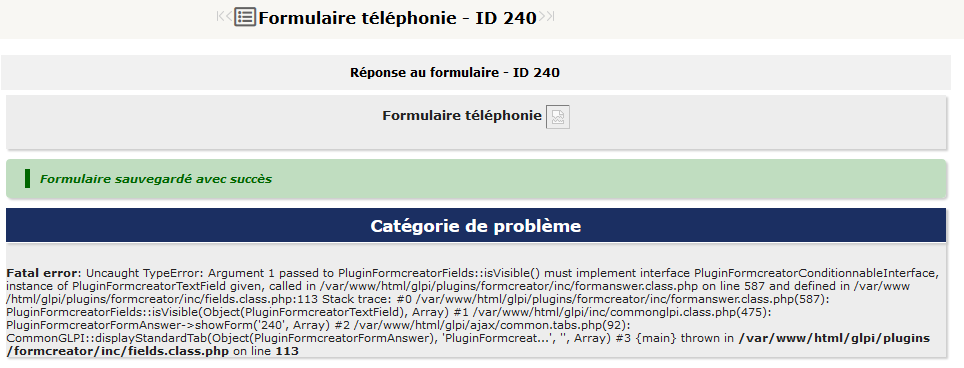 Can't access to my forms - fatal error · Issue #1604 · pluginsGLPI/formcreator · GitHub