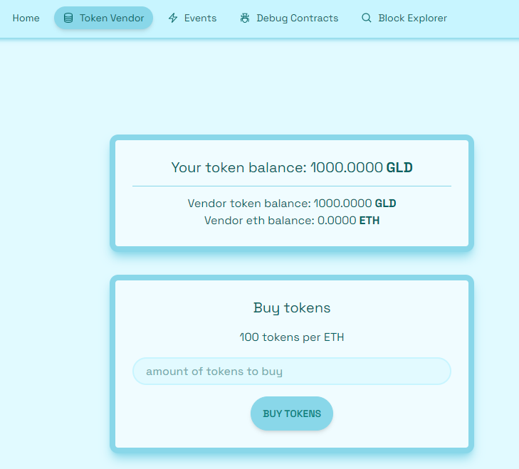GitHub - ialmanzaj/challenge-2-token-vendor: Token Vendor. Solution to ...