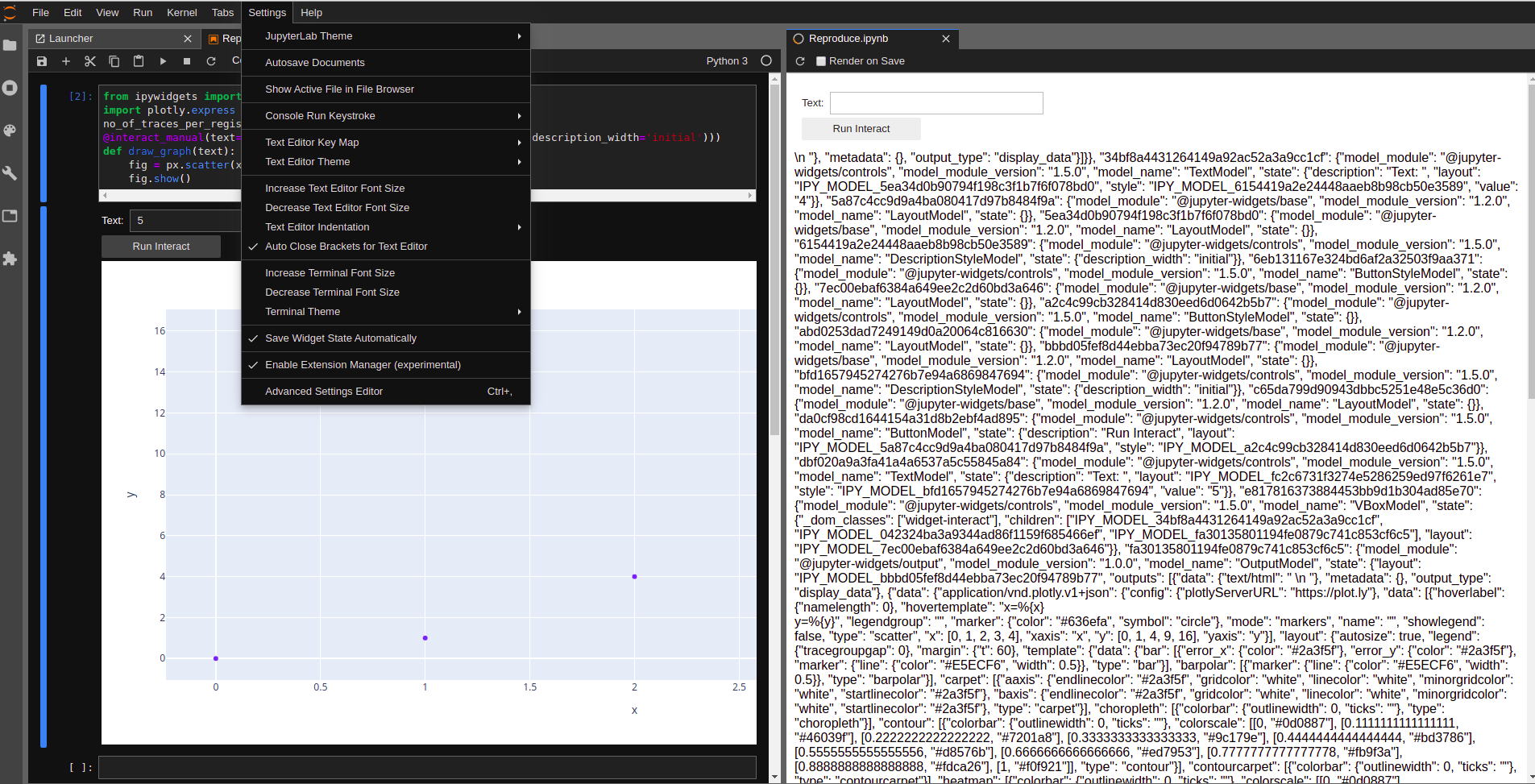'Save Widgets State' spill over text in voila · Issue #491 · voila ...